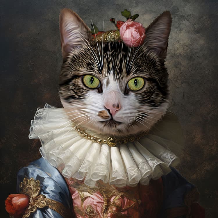 Haustier Portrait in Prinzessin Kleidung - Stephan Hockenmaier Photographie